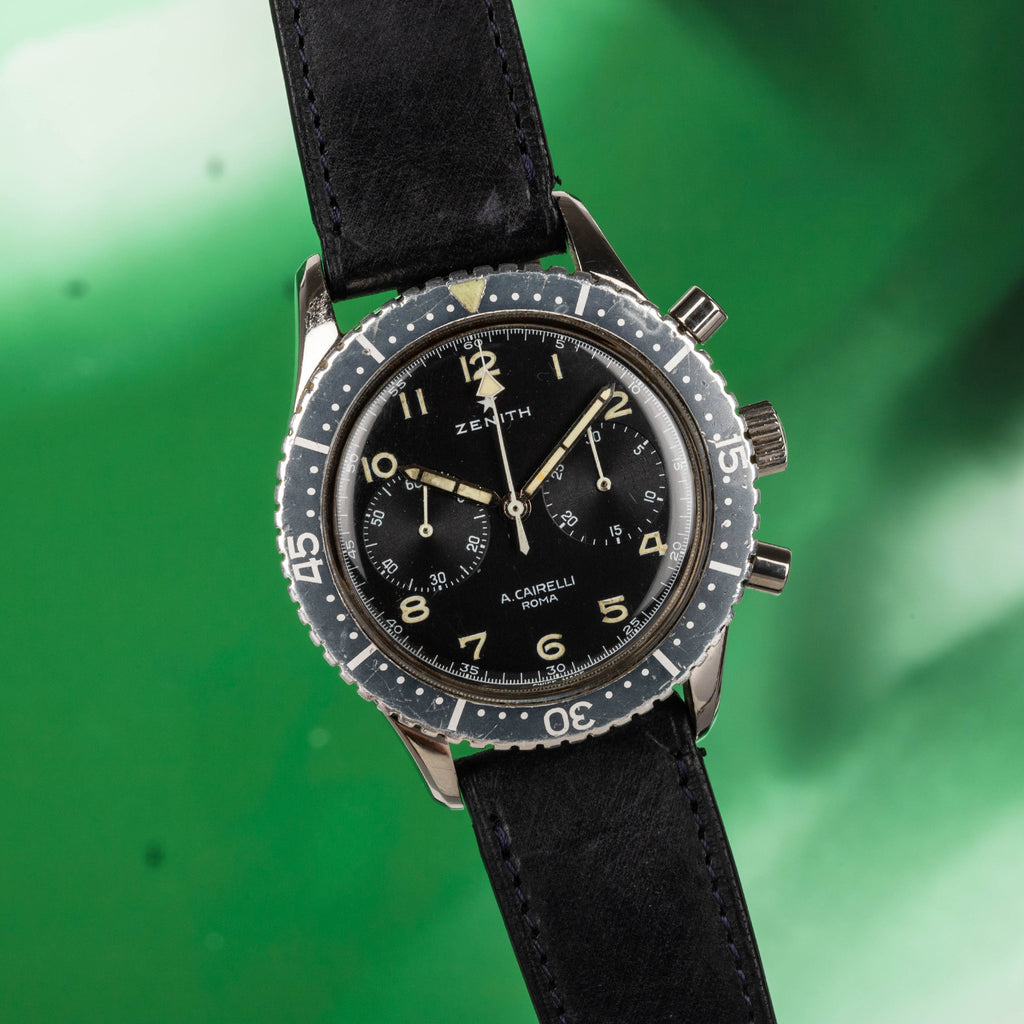 1967 Zenith Chronograph CAIRELLI CP2 Italian AirForce ARMY Produced at ...