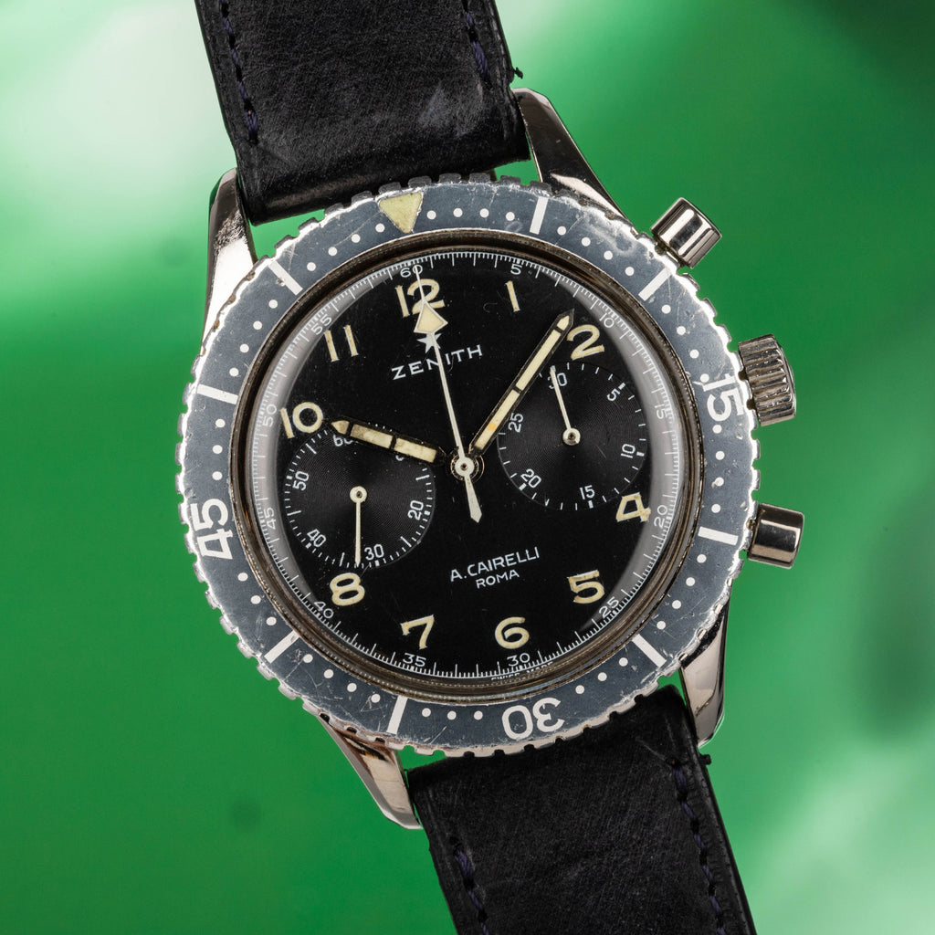 1967 Zenith Chronograph CAIRELLI CP2 Italian AirForce ARMY Produced at ...