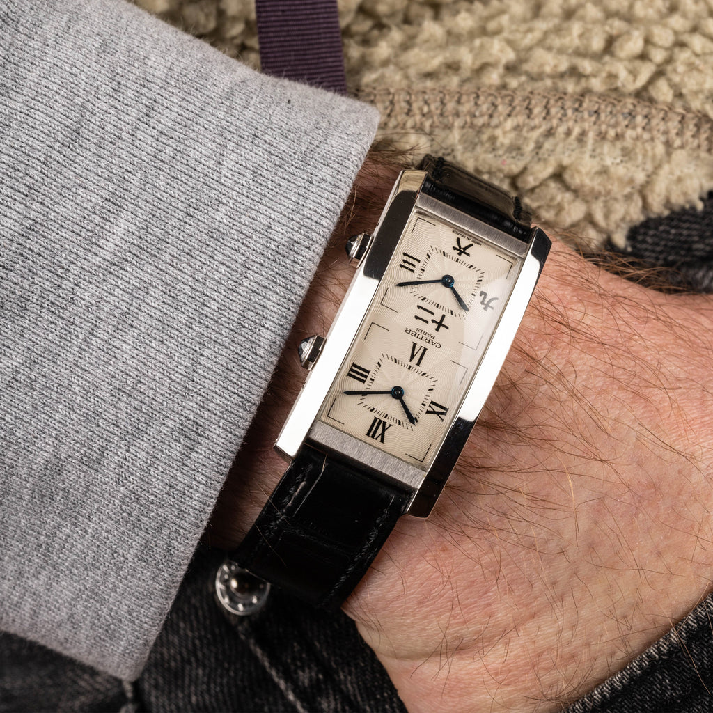 2009 Cartier Dual Time TANK Cintrée Asian dial: TOP FULL SET – TOKANT